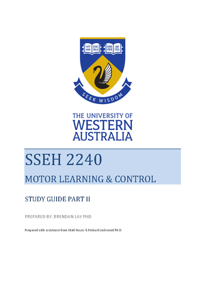 SSEH 2240 revision - How is skill defined? Without checking the text ...