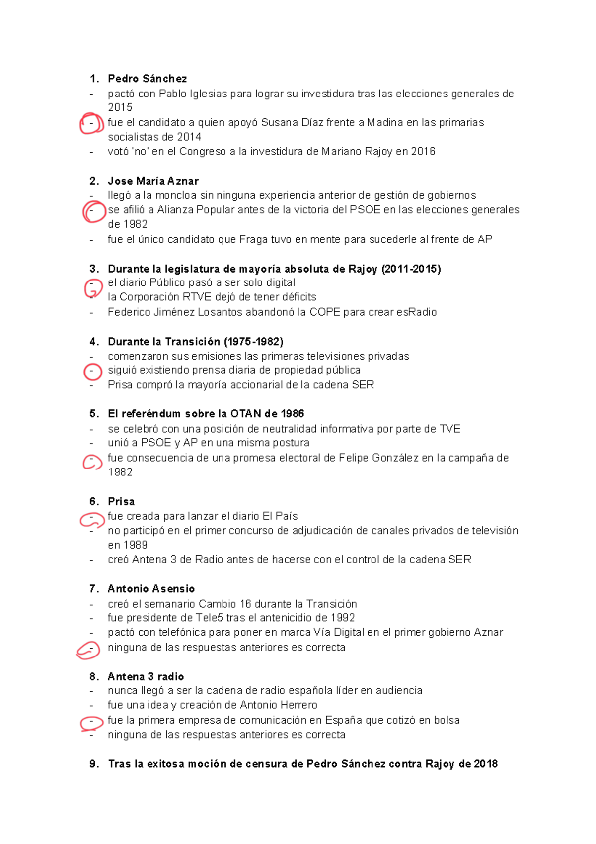 Preguntas RESUELTAS tipo test final de medios de comunicación - 1 ...