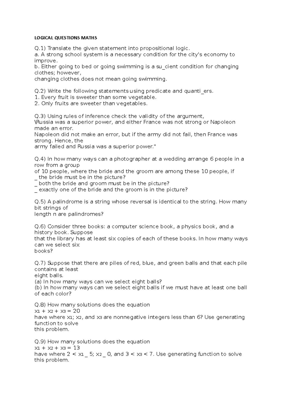 Logical Questions Maths LOGICAL QUESTIONS MATHS Q Translate The logical-questions-maths-logical-questions-maths-q-translate-the