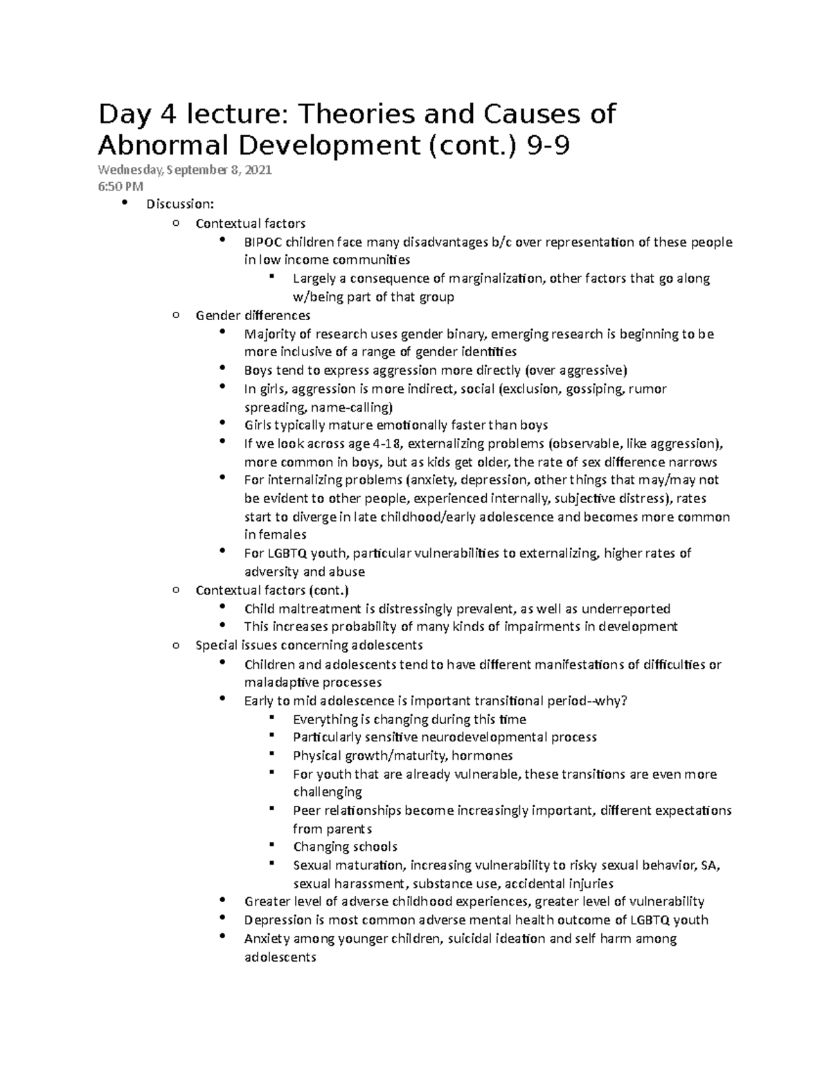 Day 4 lecture BDC - Fall semester 2021, Timothy Stickle - Day 4 lecture ...