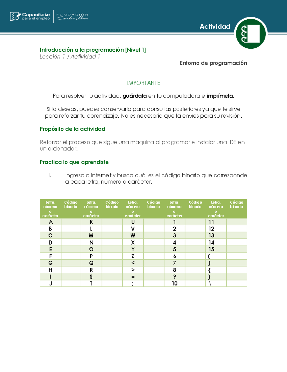 L0n3bej - programacion - Introducción a la programación [Nivel 1 ...