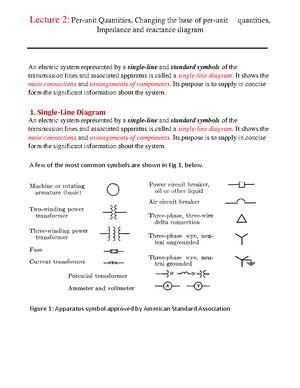 Per unit system basic maths - Electrical Circuit - Studocu