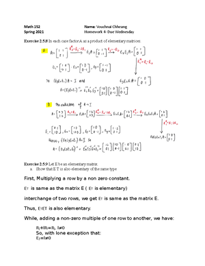 Math 152 Homework 8 - Math 152 Name: Vouchnai Chheang Spring 2021 ...