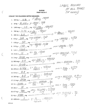 Sheet 2 Answers-2 - mathe practic - Sheet 2 PRACTICE MATH PROBLEMS ...