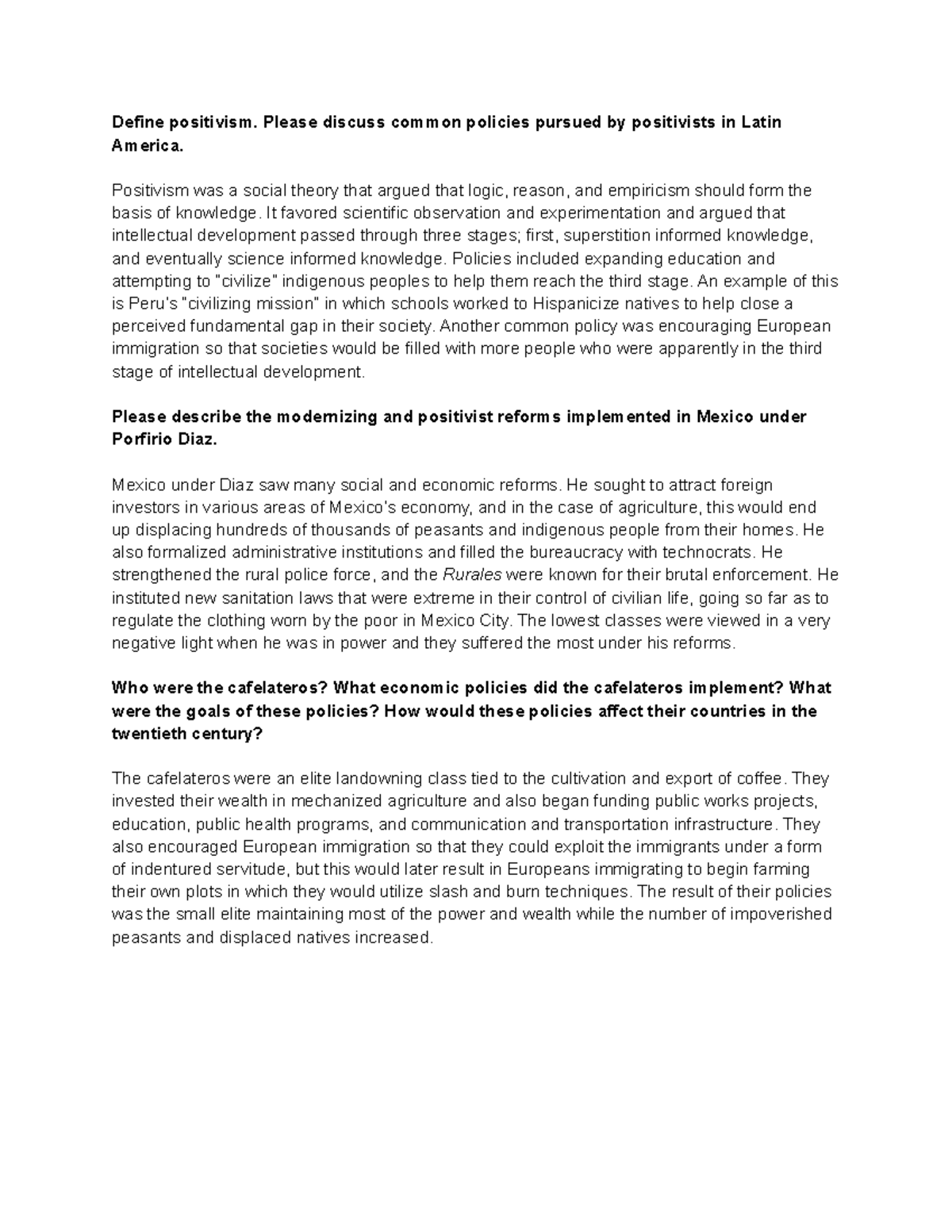 Short Answer Quiz 6 - Weekly written assignment for Professor Walton's ...