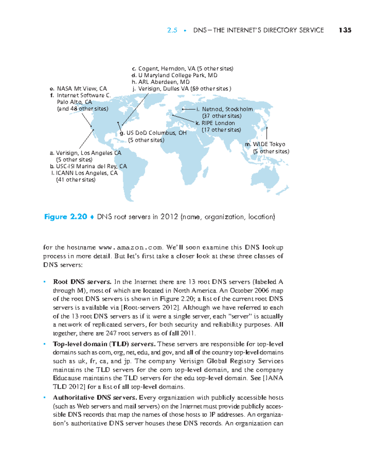 Network Chapter-02-27 - for the hostname amazon. We’ll soon examine this DNS lookup process in ...