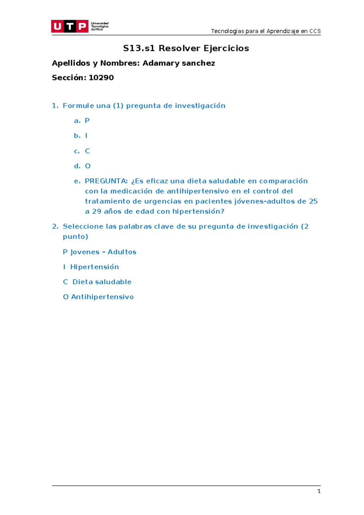 S13 s1+ - ejemplo - Tecnologías para el Aprendizaje en CCS S13 Resolver Ejercicios Apellidos y ...