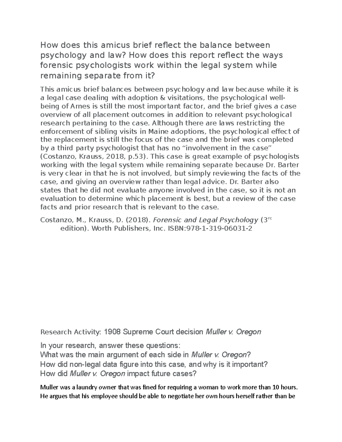 Module 1 - discussion + research - How does this amicus brief reflect ...