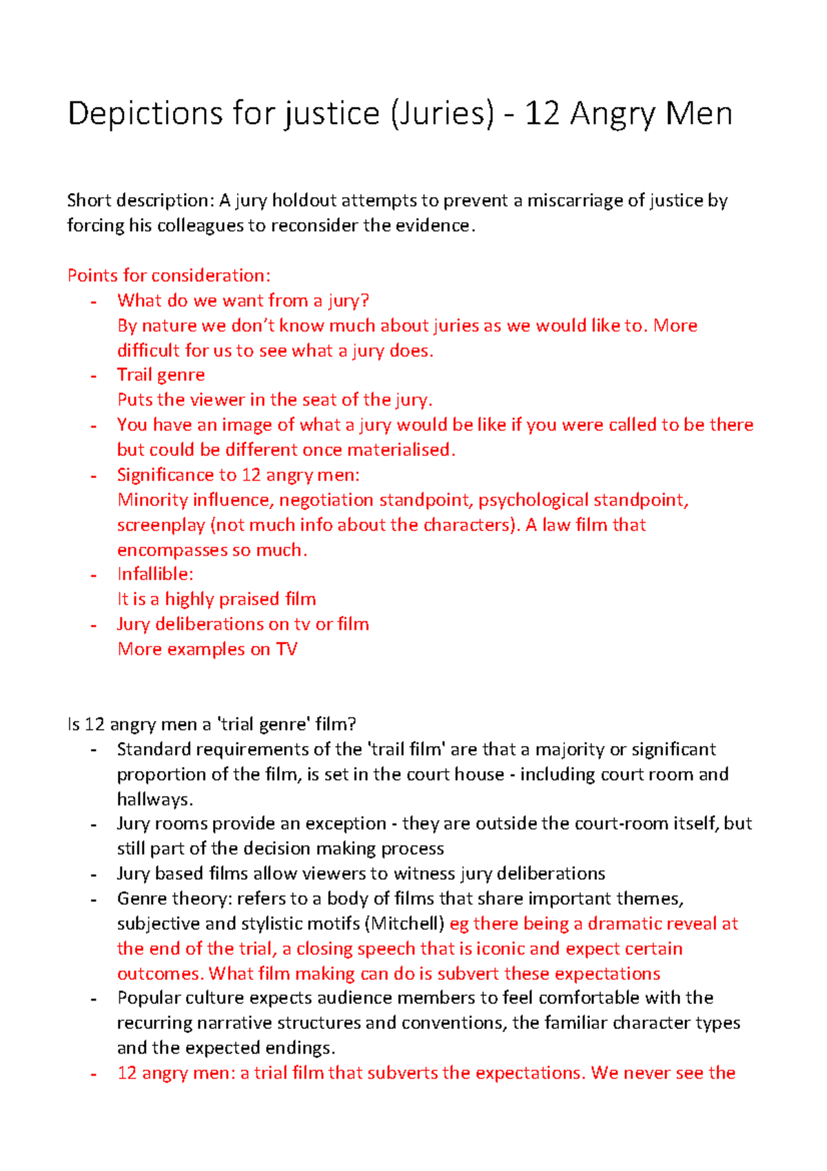 Depictions for justice (Juries) - 12 Angry Men - Short description: A ...