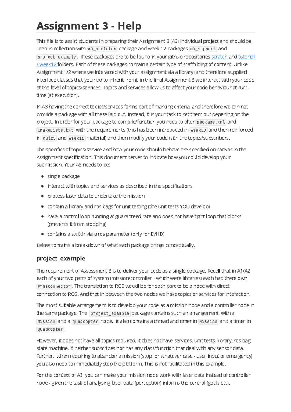 A3 HELP - Assignment 3 - Help This file is to assist students in preparing their Assignment 3 ...