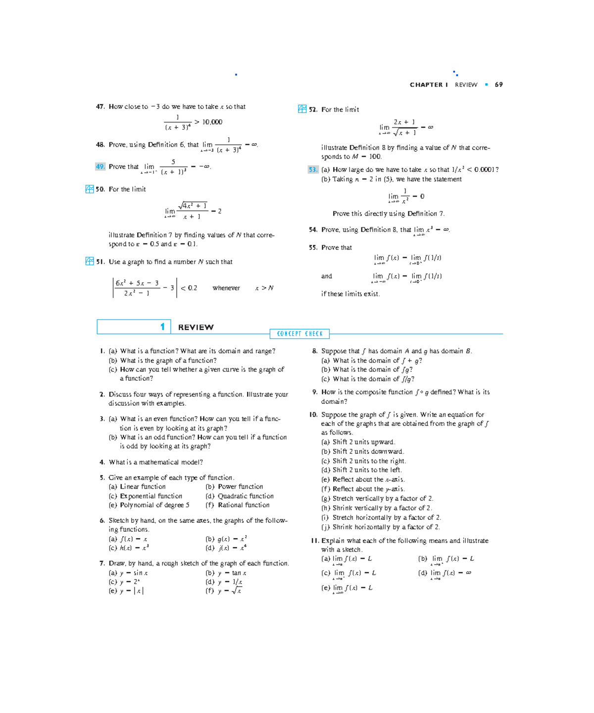 Math work ch - math lecture notes - ####### ; 52. For the limit ...