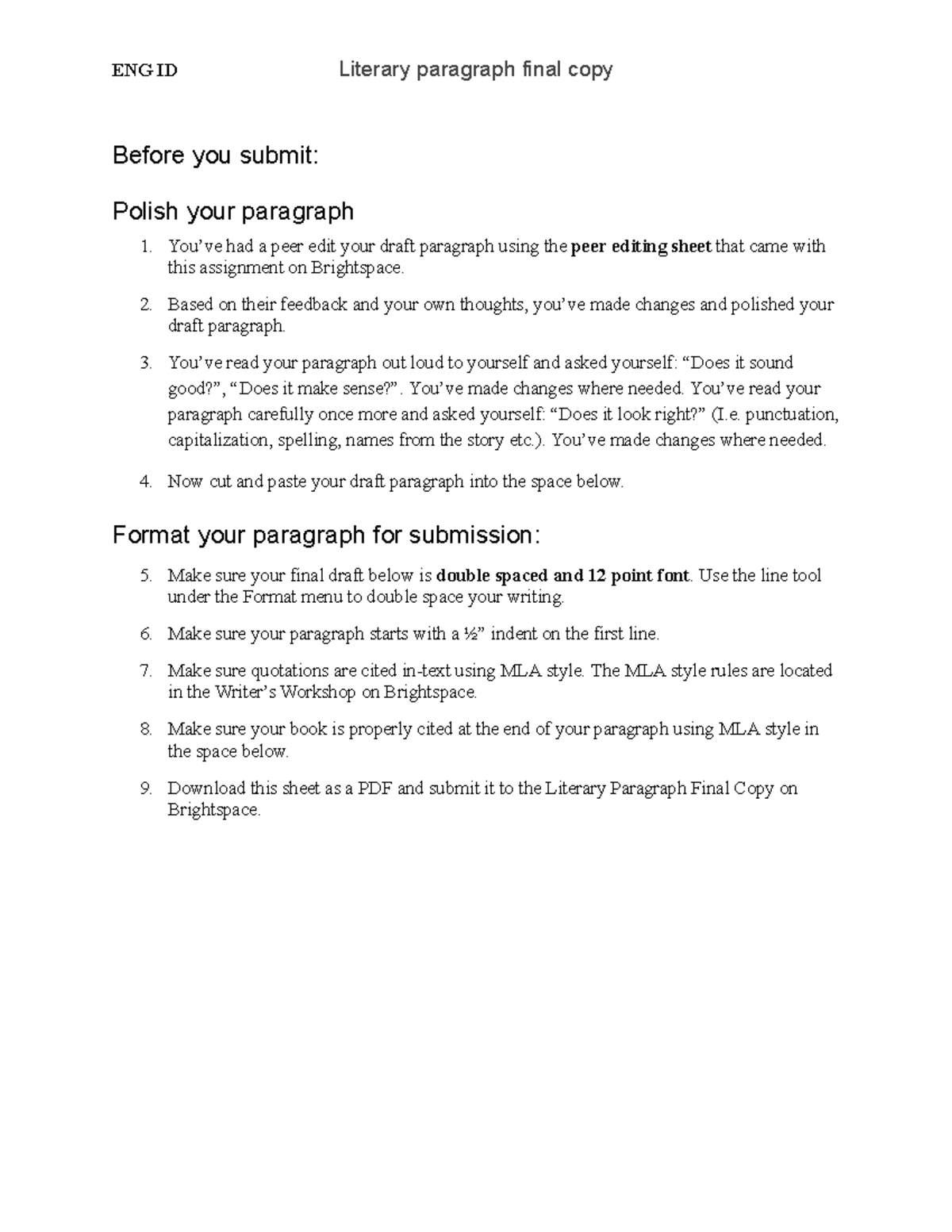 Copy of Book Club Literary Paragraph Final Copy - ENG ID Literary ...