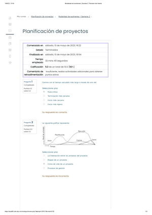 Examen primer parcial (Segunda vuelta) Revisión del intento 444 - - Studocu