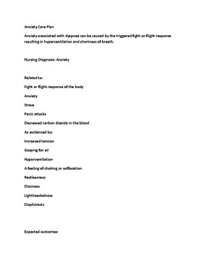Shortness of Breath (Dyspnea) Nursing Diagnosis & Care Plan - Shortness ...