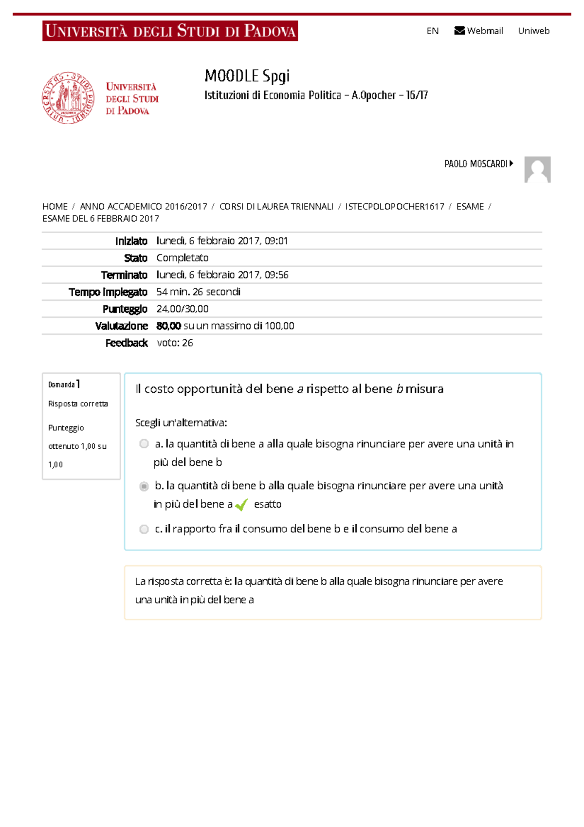 Esame 8 Agosto 2019, domande+risposte - Warning: TT: undefined function: 32 Warning: TT ...