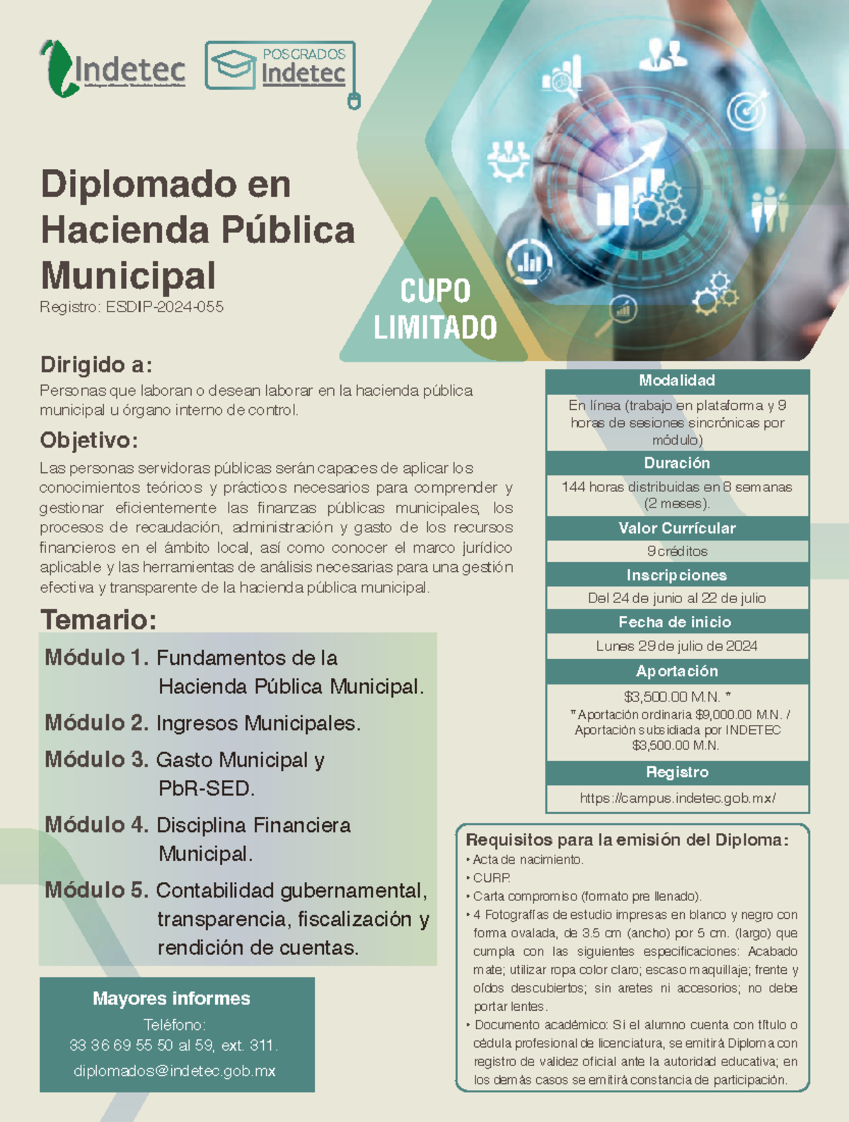DHPM indetec - resumen - Diplomado en Hacienda Pública Municipal CUPO ...