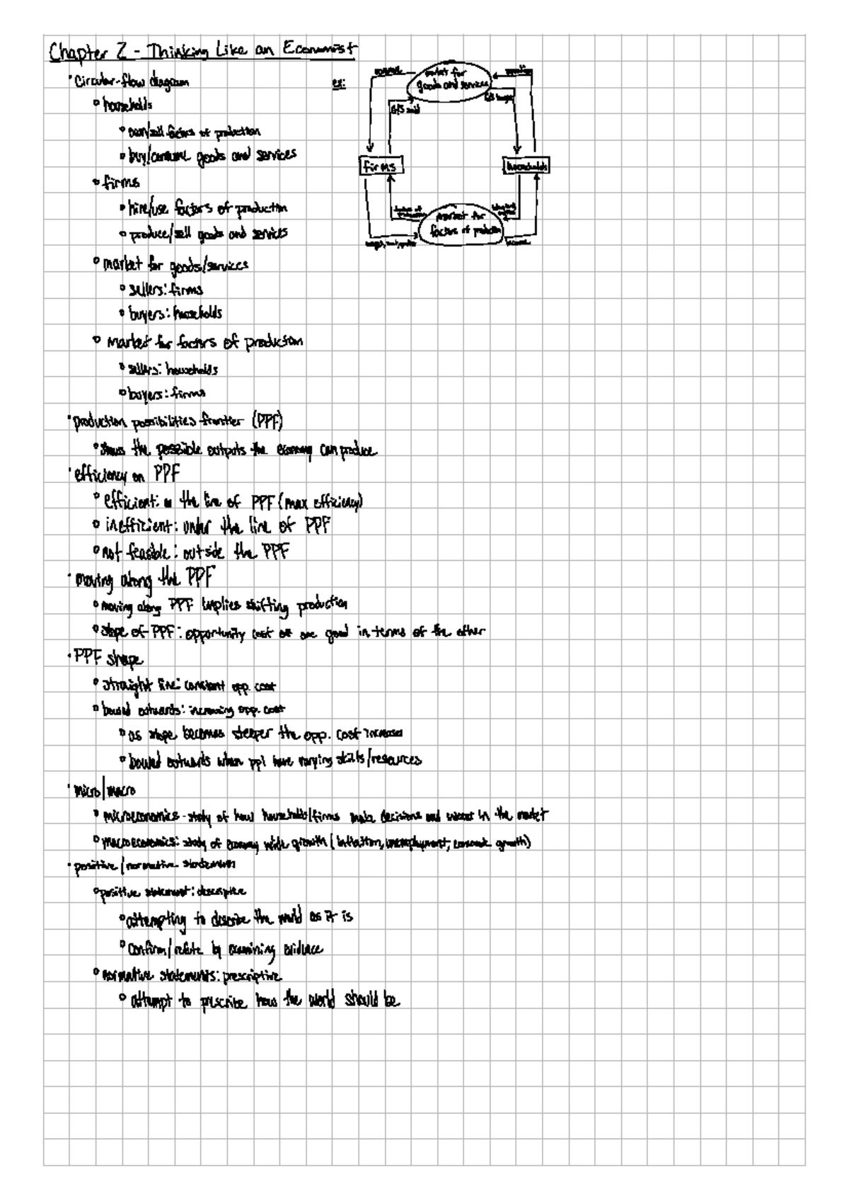 Midterm 1 - Study Guide - Brief notes on lecture. Chapters 2-4 ...