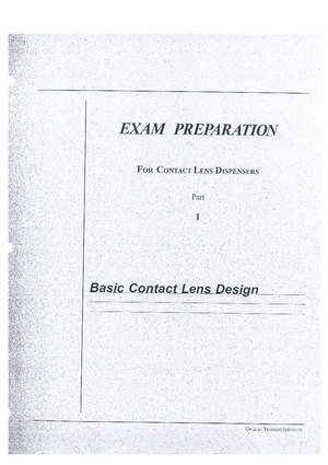 Part 2 Basic Optical Principles - VCT 1105 - Studocu