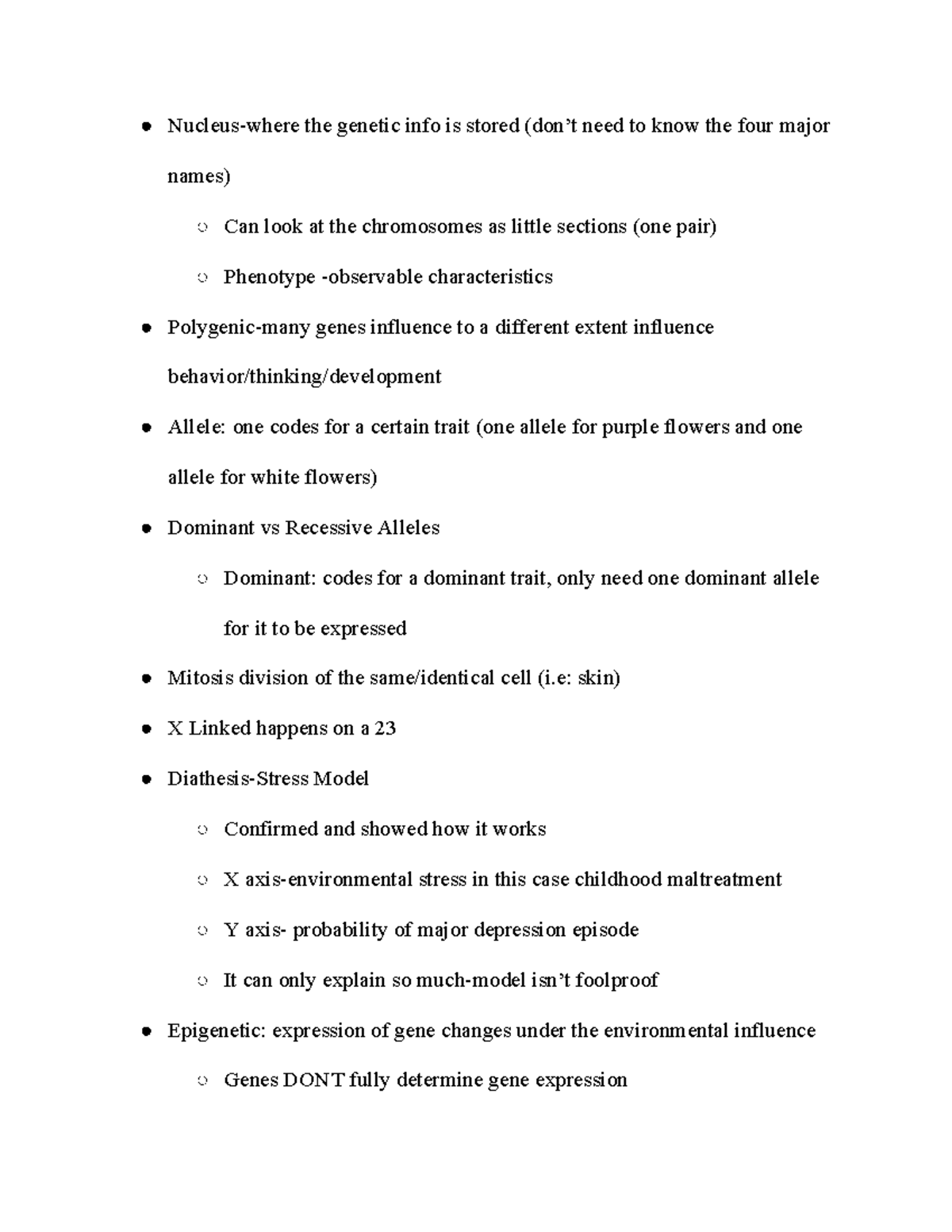 Genes and Cells in Child Development - Nucleus-where the genetic info ...
