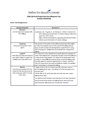 Template-SNHU Final Project One COM 126 - Name Date Title of Your Project Section 1 ...