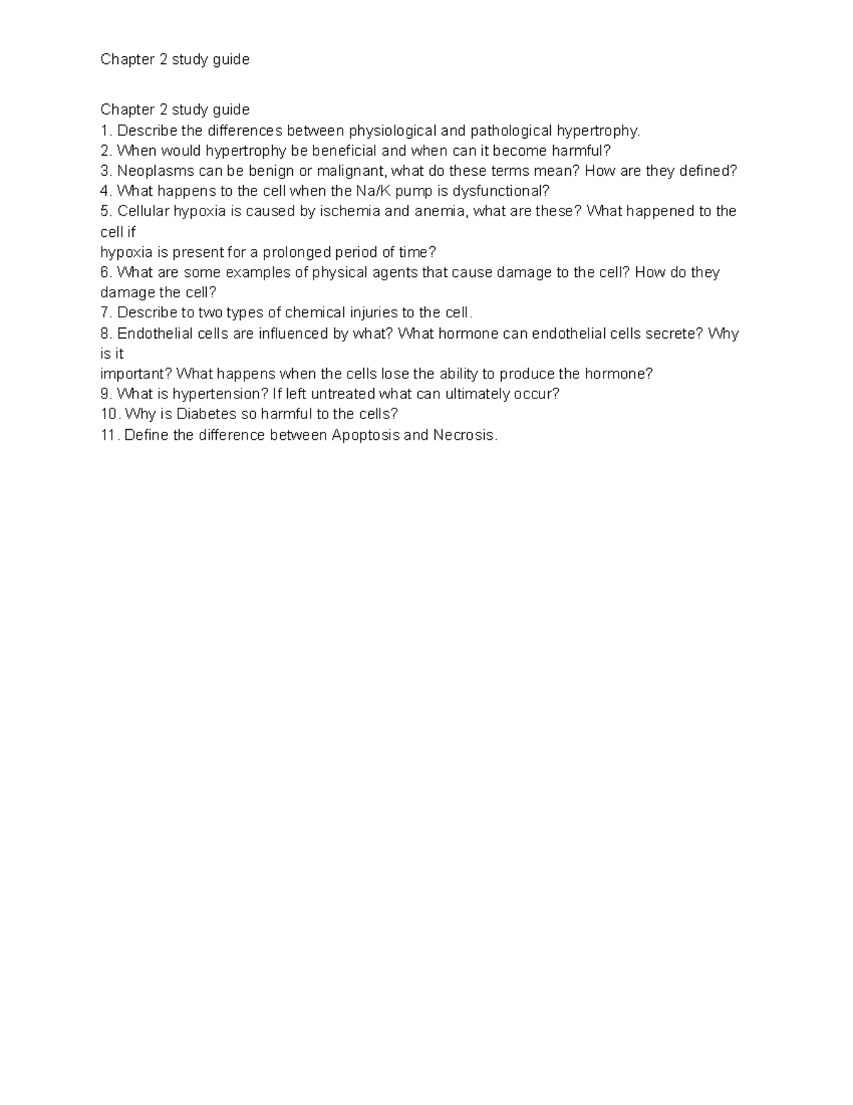 Chapter 2 study guide - Chapter 2 study guide Chapter 2 study guide ...