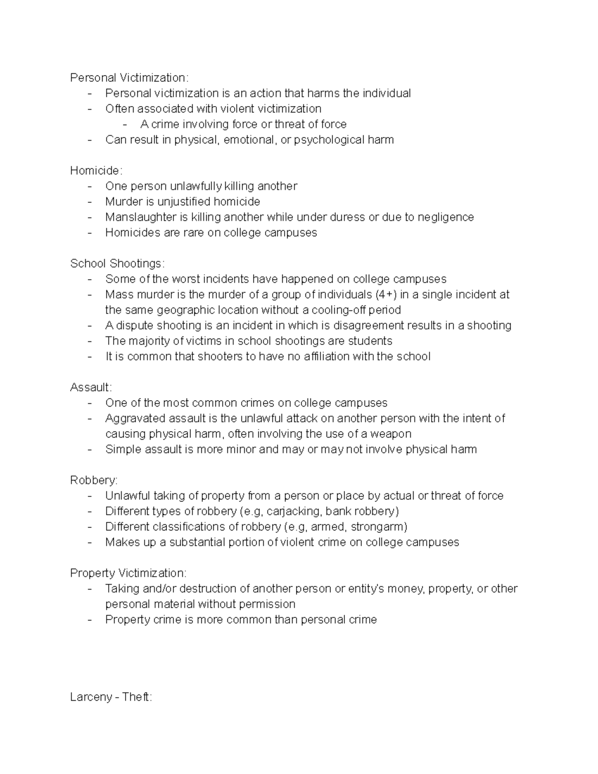Chapter 4 Personal and Property Victimization - Personal Victimization ...
