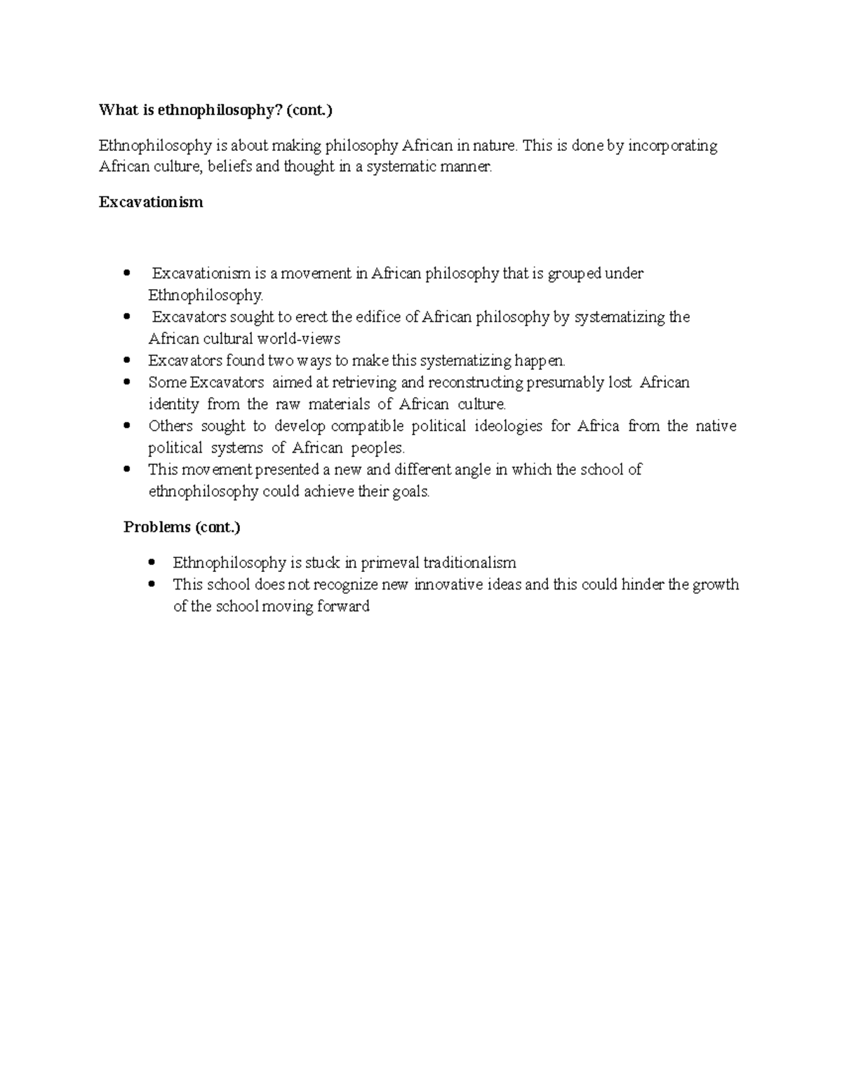 What is ethnophilosophy - ) Ethnophilosophy is about making philosophy ...