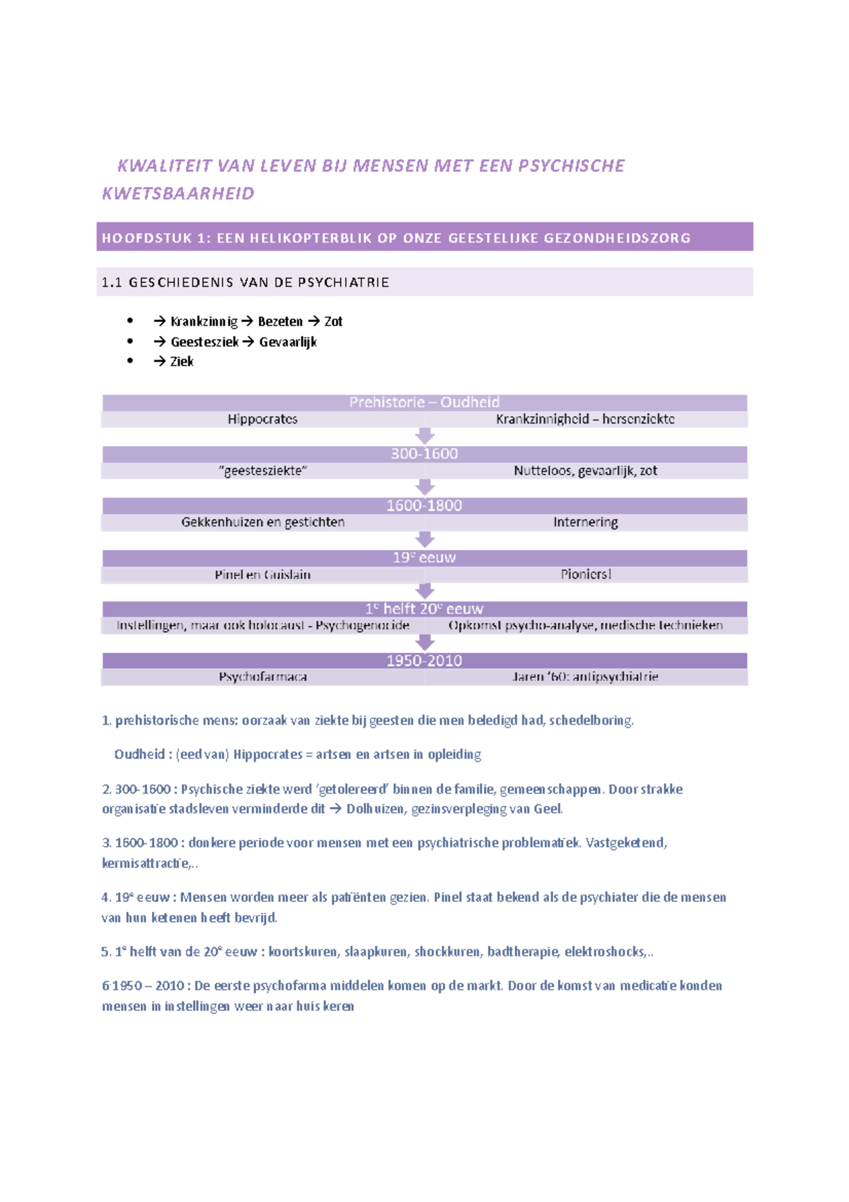 Samenvatting-KVL- Psychische kwetsbaarheid - KWALITEIT VAN LEVEN BIJ MENSEN MET EEN PSYCHISCHE ...