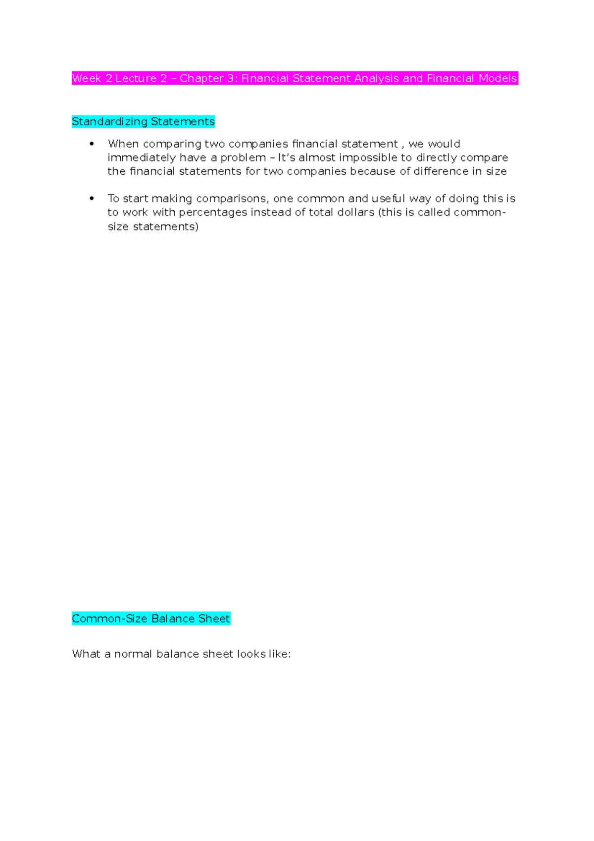 Week 2 Lecture 2 (Textbook + Lecture Slides) Notes - Week 2 Lecture 2 ...