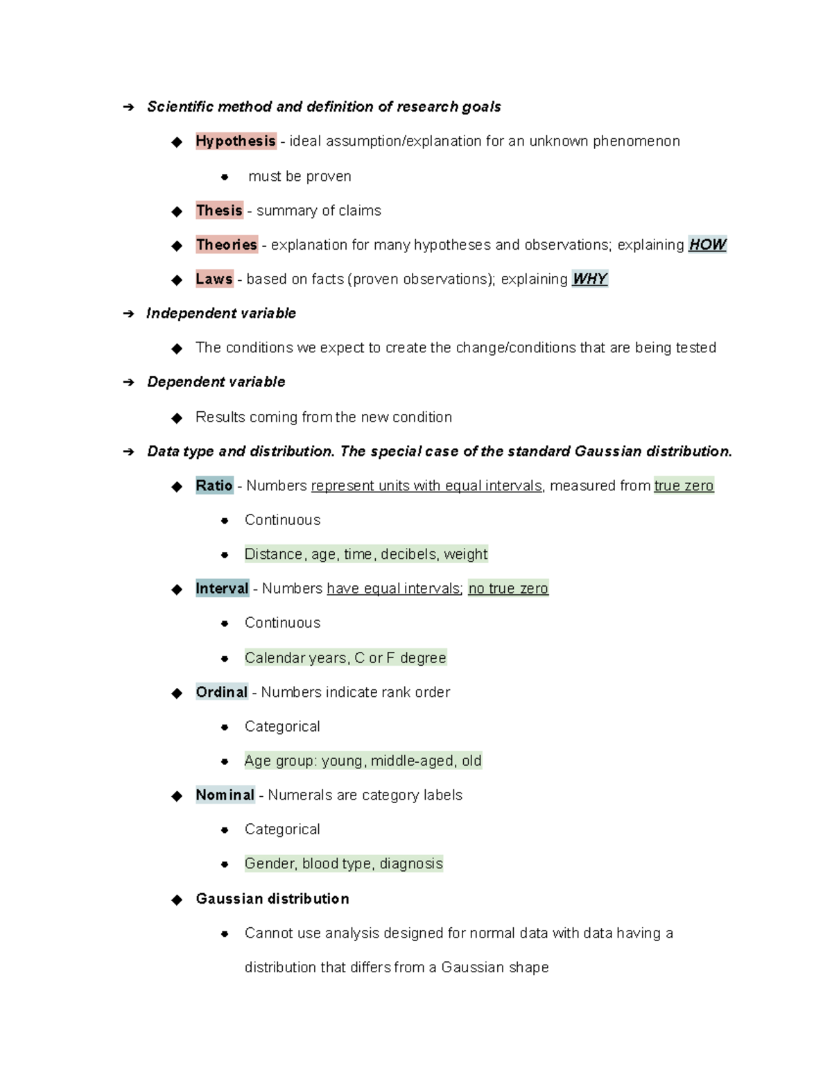 Midterm lab review - Guide - Scientific method and definition of research goals Hypothesis ...