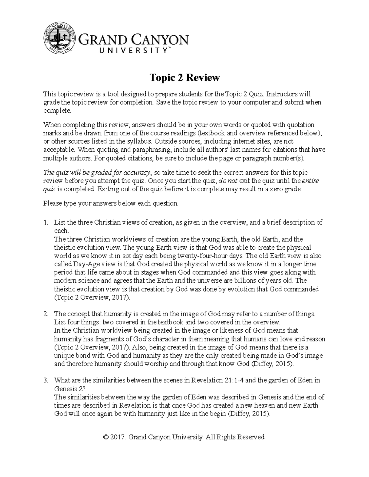 Review Questions- Topic 2 review to prepare for Topic 2 Quiz - Topic 2 ...