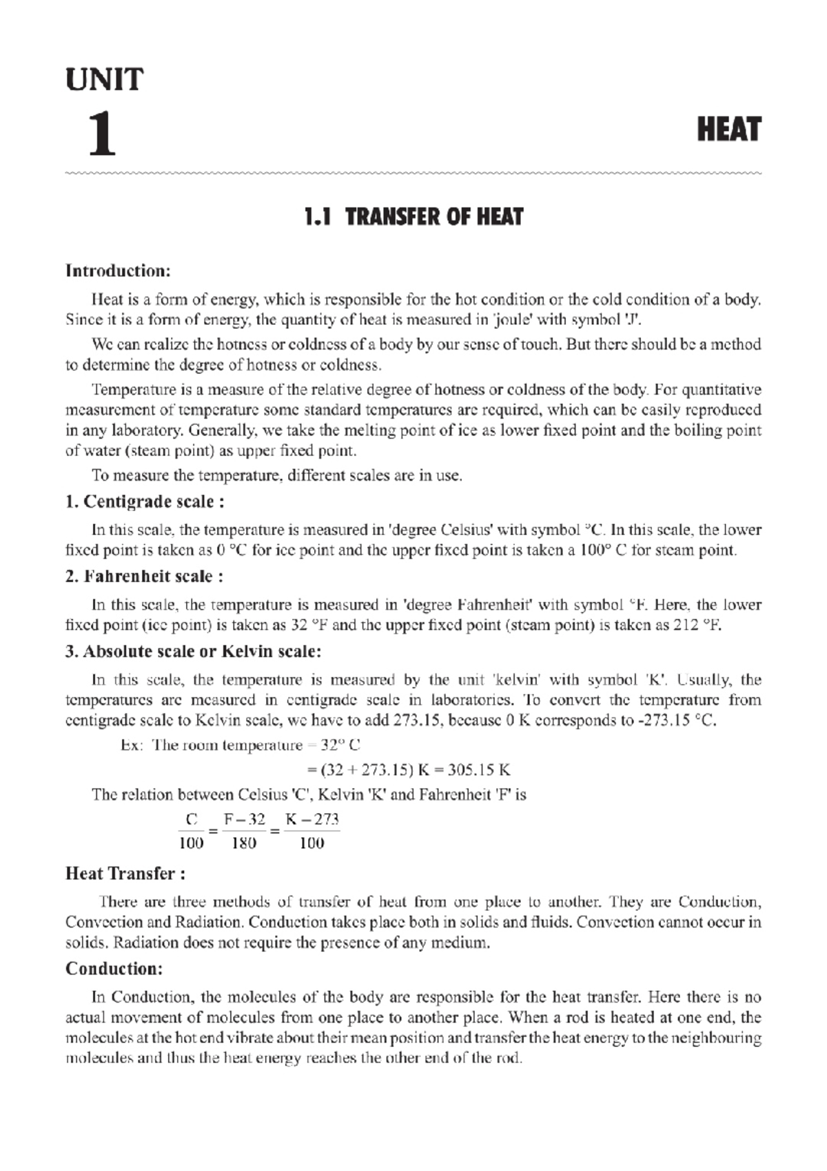 Image to pdf unit6 - trasfer of heat, kinetic theory of gases - Physics - Studocu
