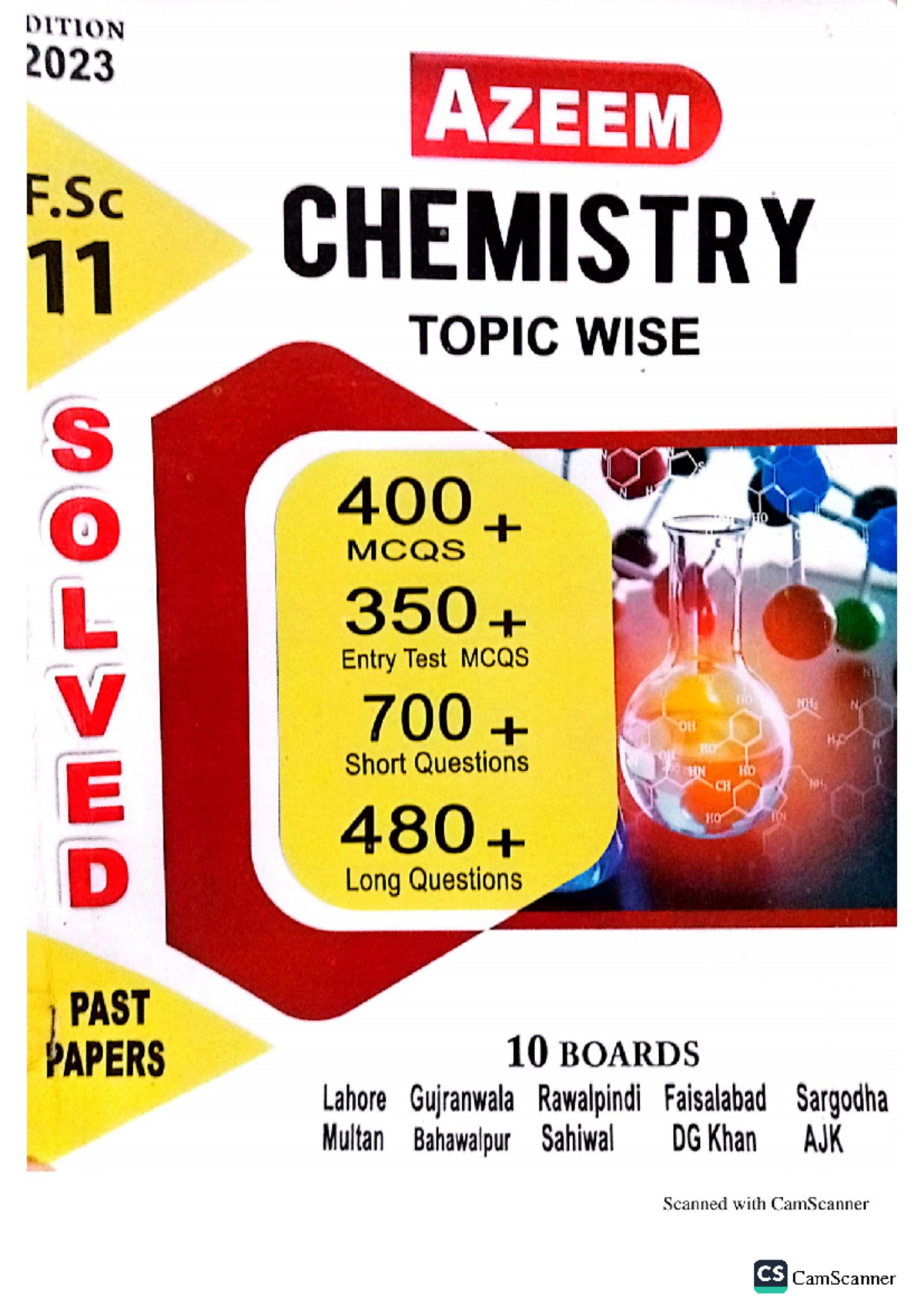 1styear Azeem Chemistry Notes - ITION 2023 AZEEM F 11 CHEMISTRY TOPIC ...