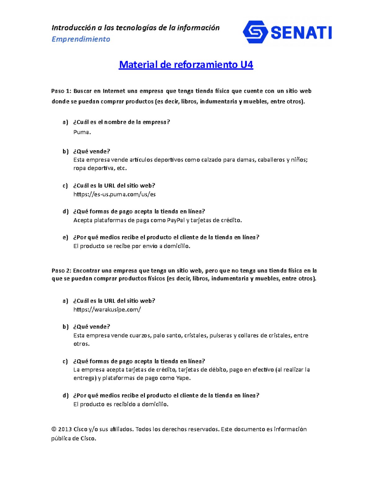 Material de reforzamiento Introducción a las Tecnologías de la ...