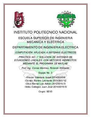 Práctica 2 Cálculo DE LA Matriz Y-BUS - 1 Resumen Esta práctica muestra ...