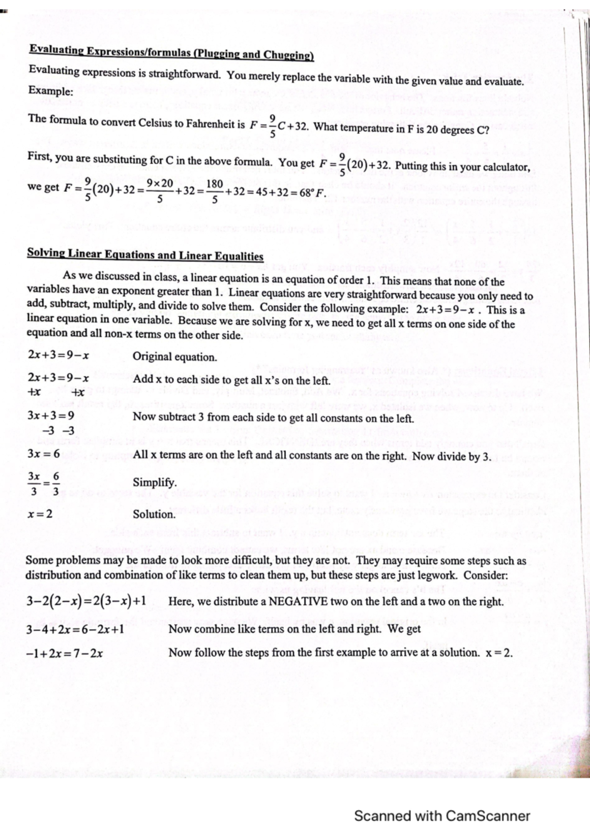 evaluating expressions - MATH 1102 - Studocu
