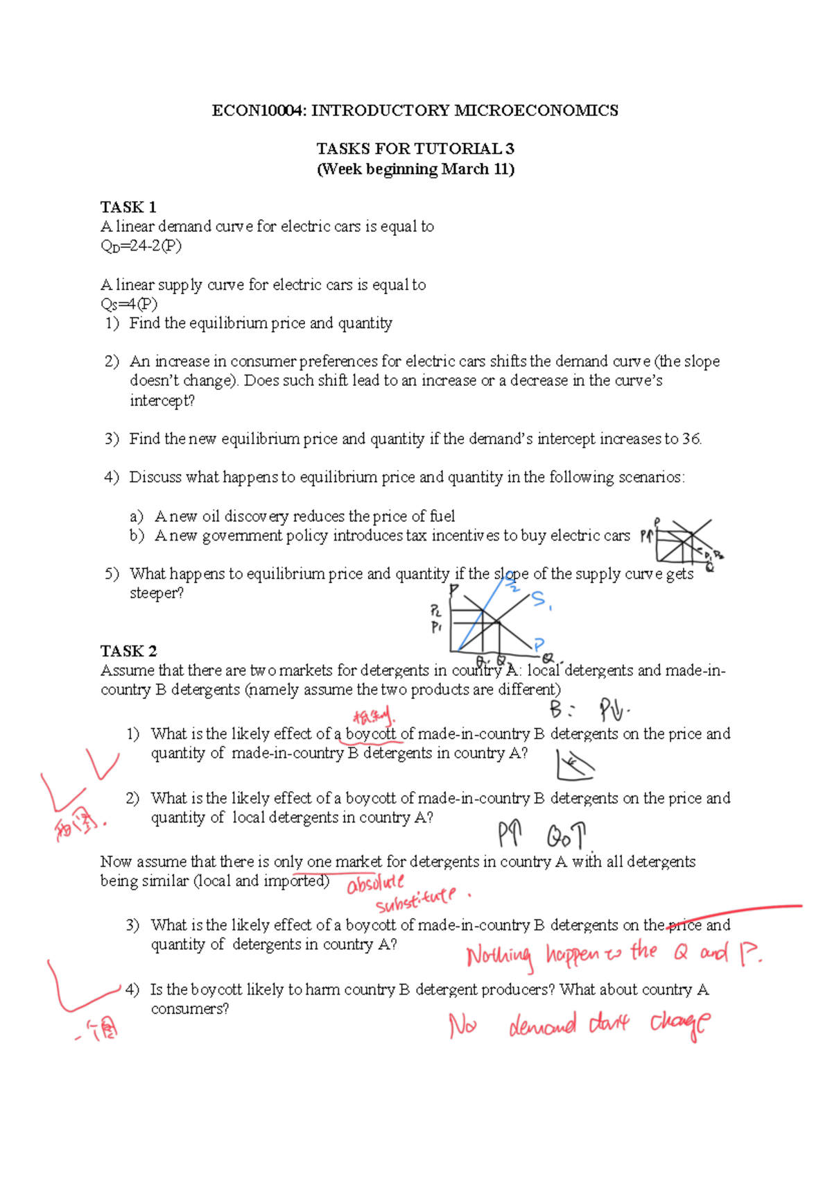 W3+Tutorial+Tasks - tutorial questions with hand writing work - ECON10004: INTRODUCTORY - Studocu