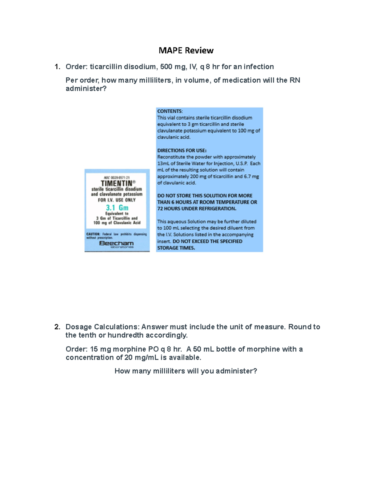 MAPE Review November 2020 - NUR 101 - NCC - Studocu