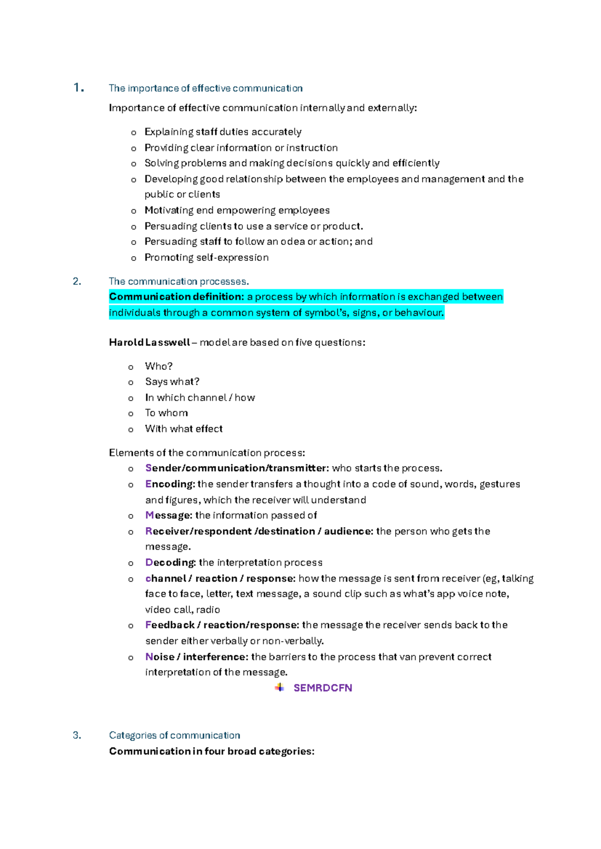 Busl notes module 1 - Summary business literacy - 1. The importance of ...
