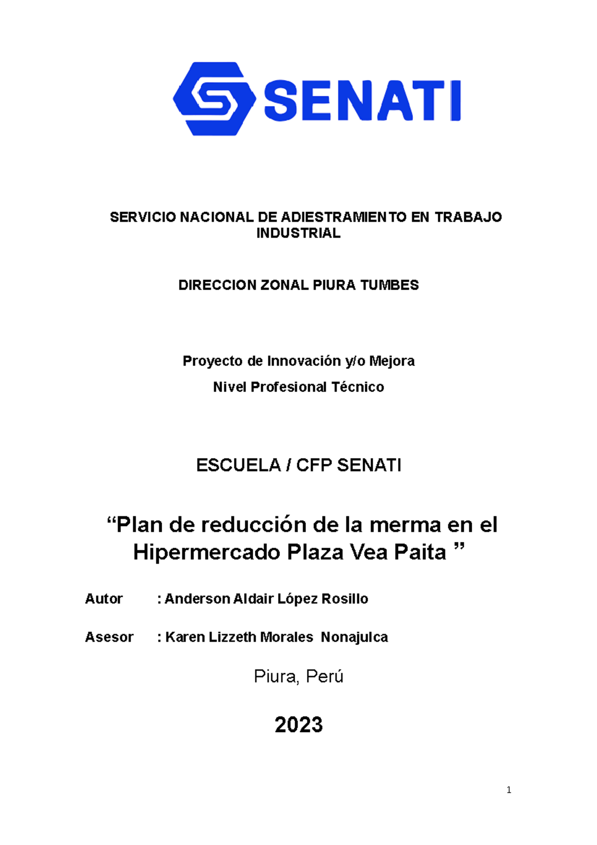 Tesis Rotacion DE Personal PVEA - SERVICIO NACIONAL DE ADIESTRAMIENTO ...