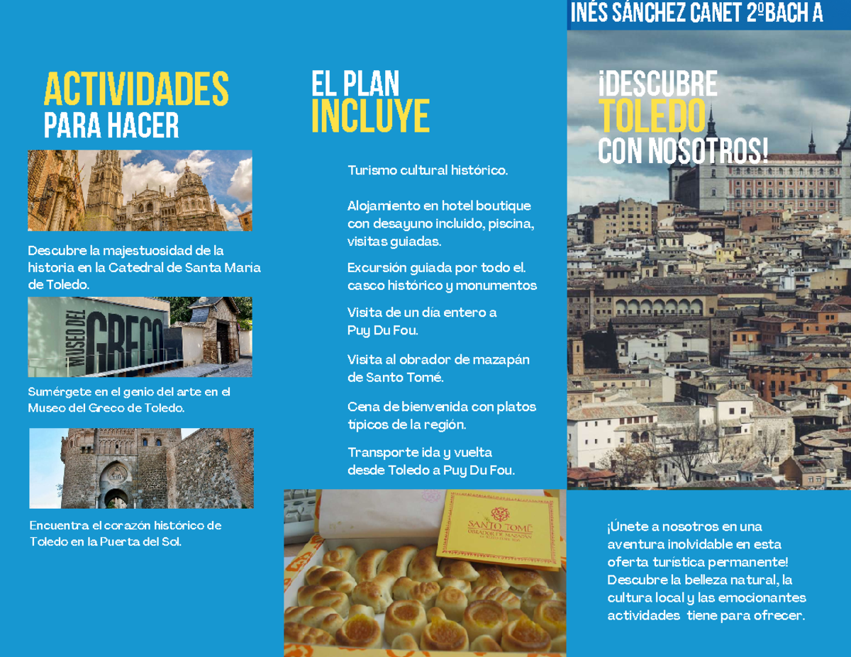 Folleto tríptico plan turístico Guatapé Colombia moderno naranja - El ...