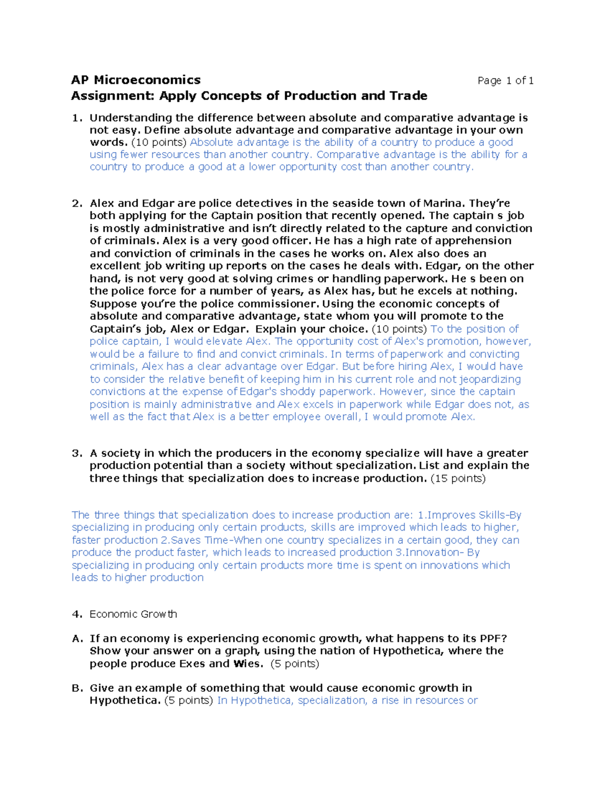 2.2.5Practice Apply Concepts of Production and Trade - AP ...