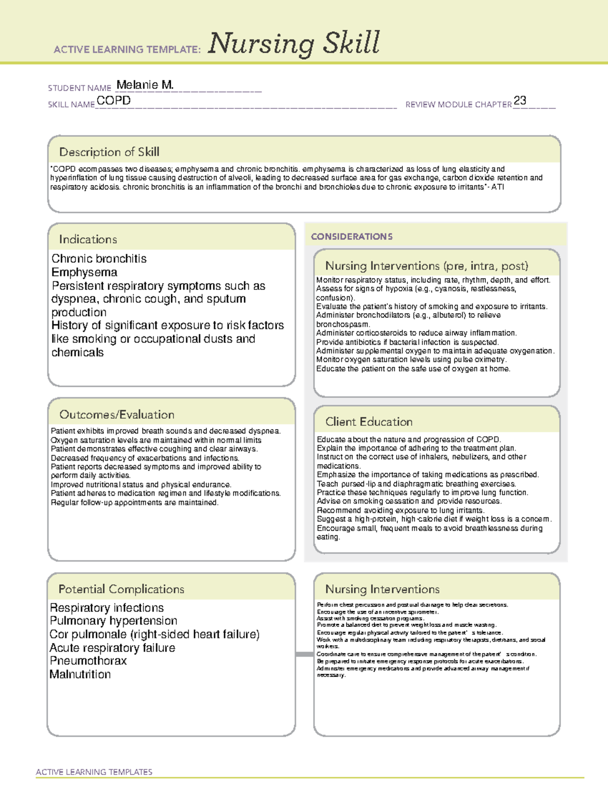 Nursing Skill Template Typeinthis - RN 214A - ACTIVE LEARNING TEMPLATES ...