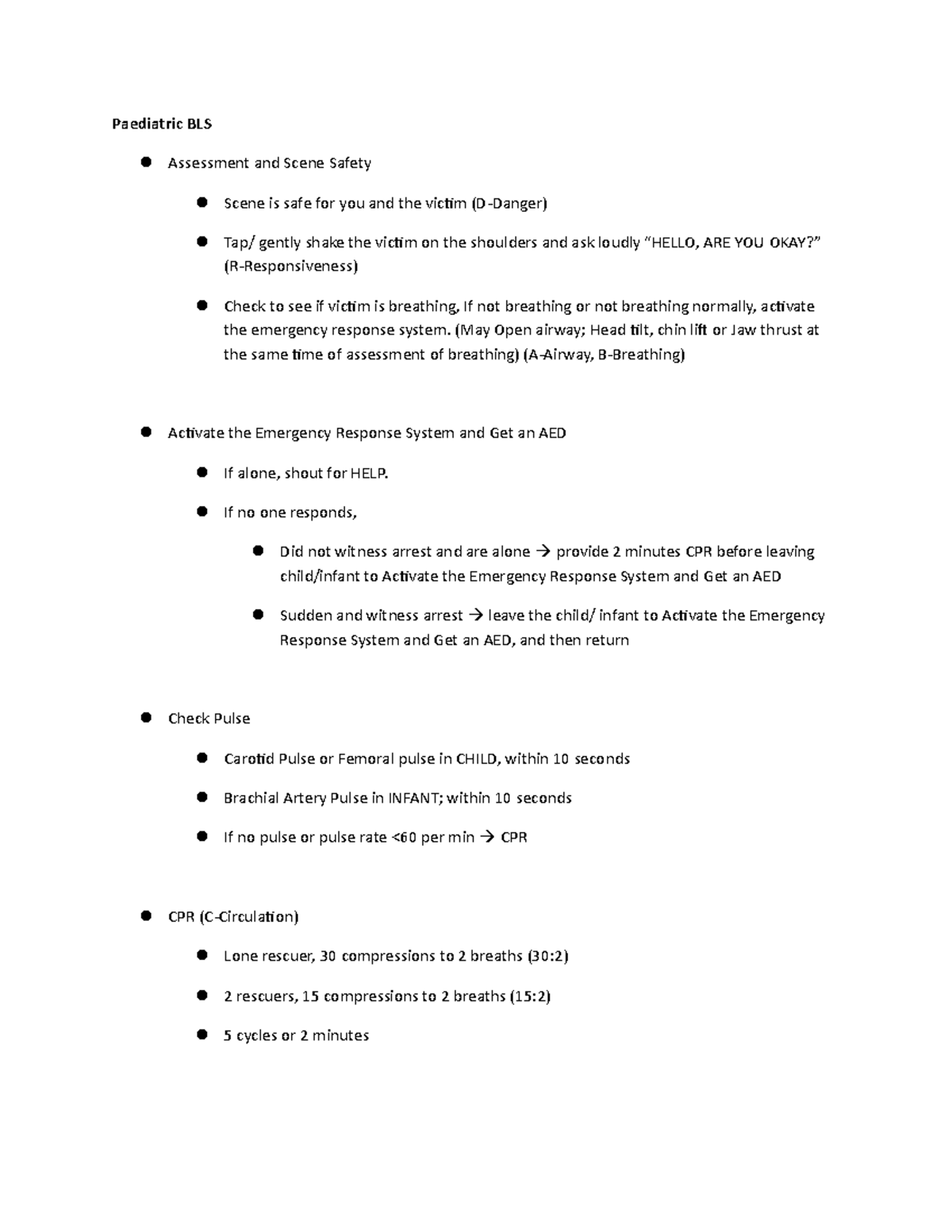 Paediatric BLS Emergency Medicine Paediatric BLS Assessment And paediatric-bls-emergency-medicine-paediatric-bls-assessment-and