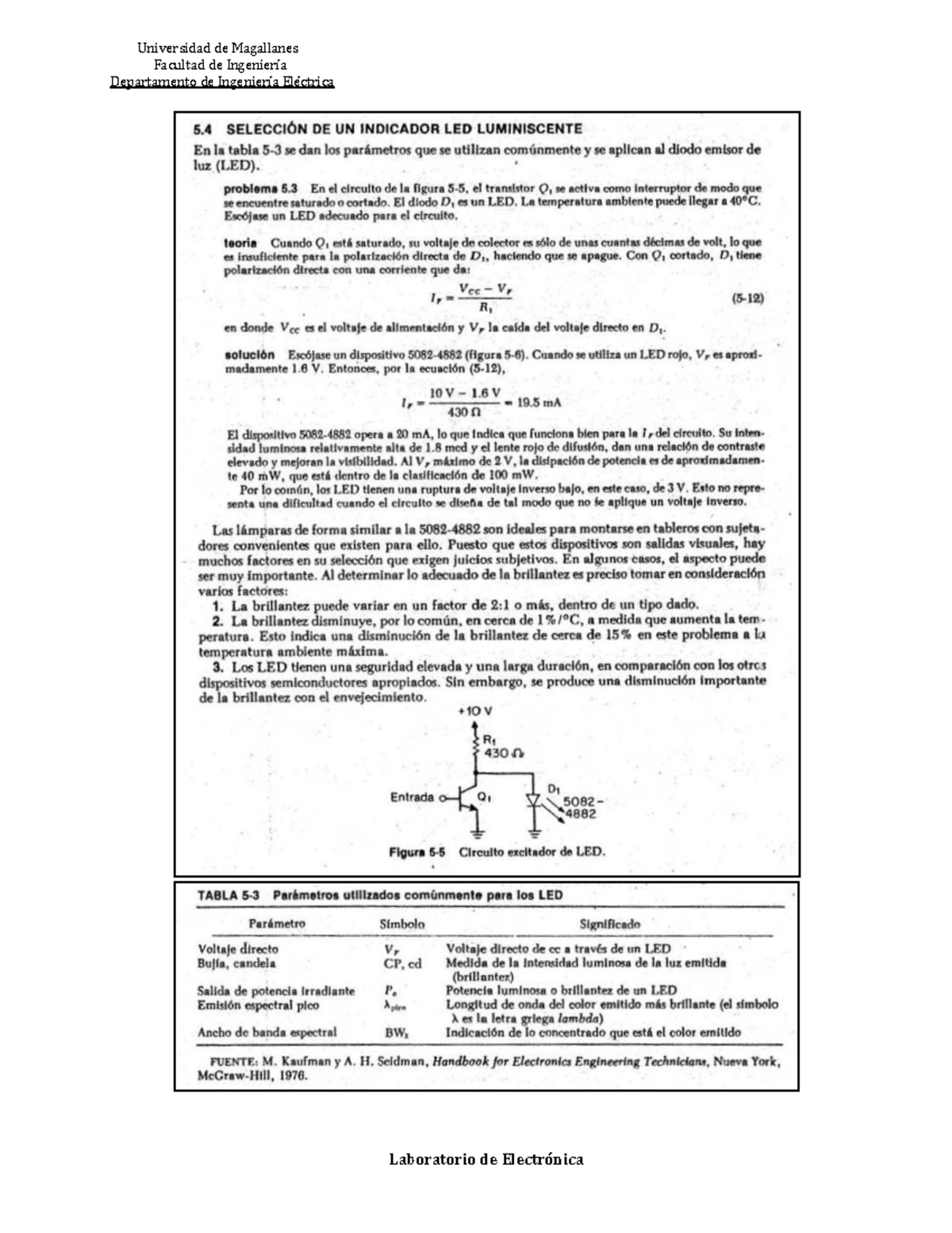 1.2 - Selección de Led - Practica 1 de laboratorio de electronica ...