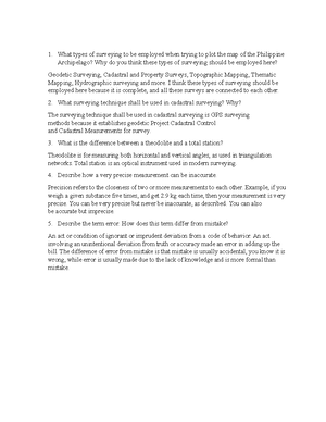 Narrative Report 1 - Part of the event was the conduct of multiple ...