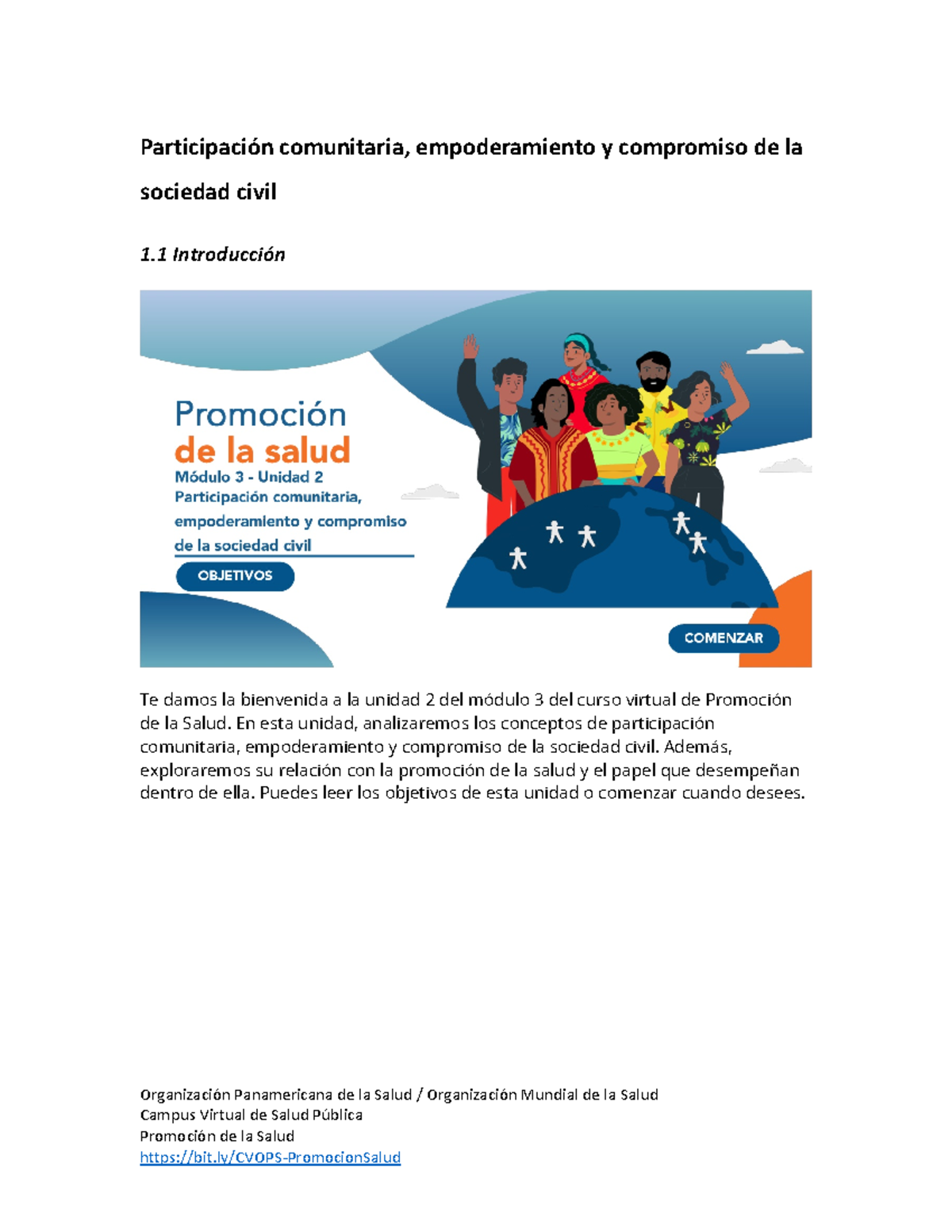 Modulo promsa 3 - ASDADS - Organización Panamericana de la Salud ...