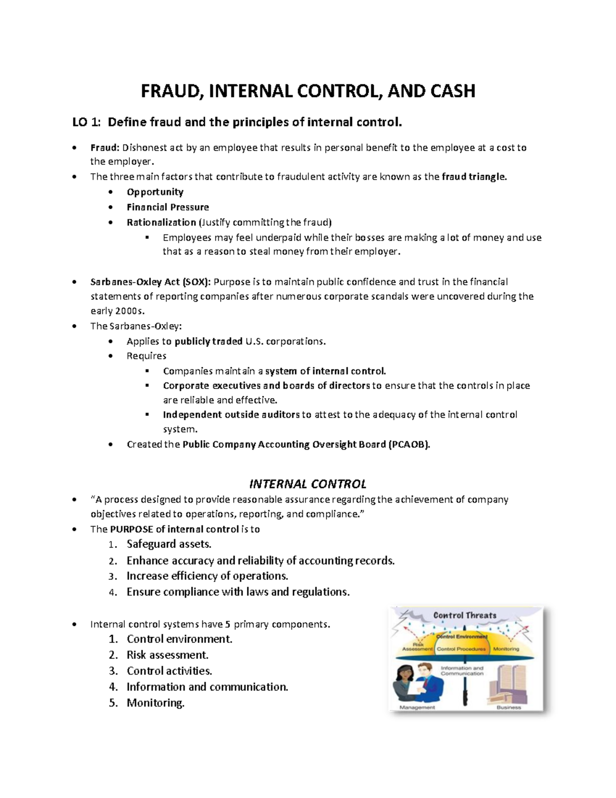 Accountancy-1-5 - FRAUD, INTERNAL CONTROL, AND CASH - FRAUD, INTERNAL ...