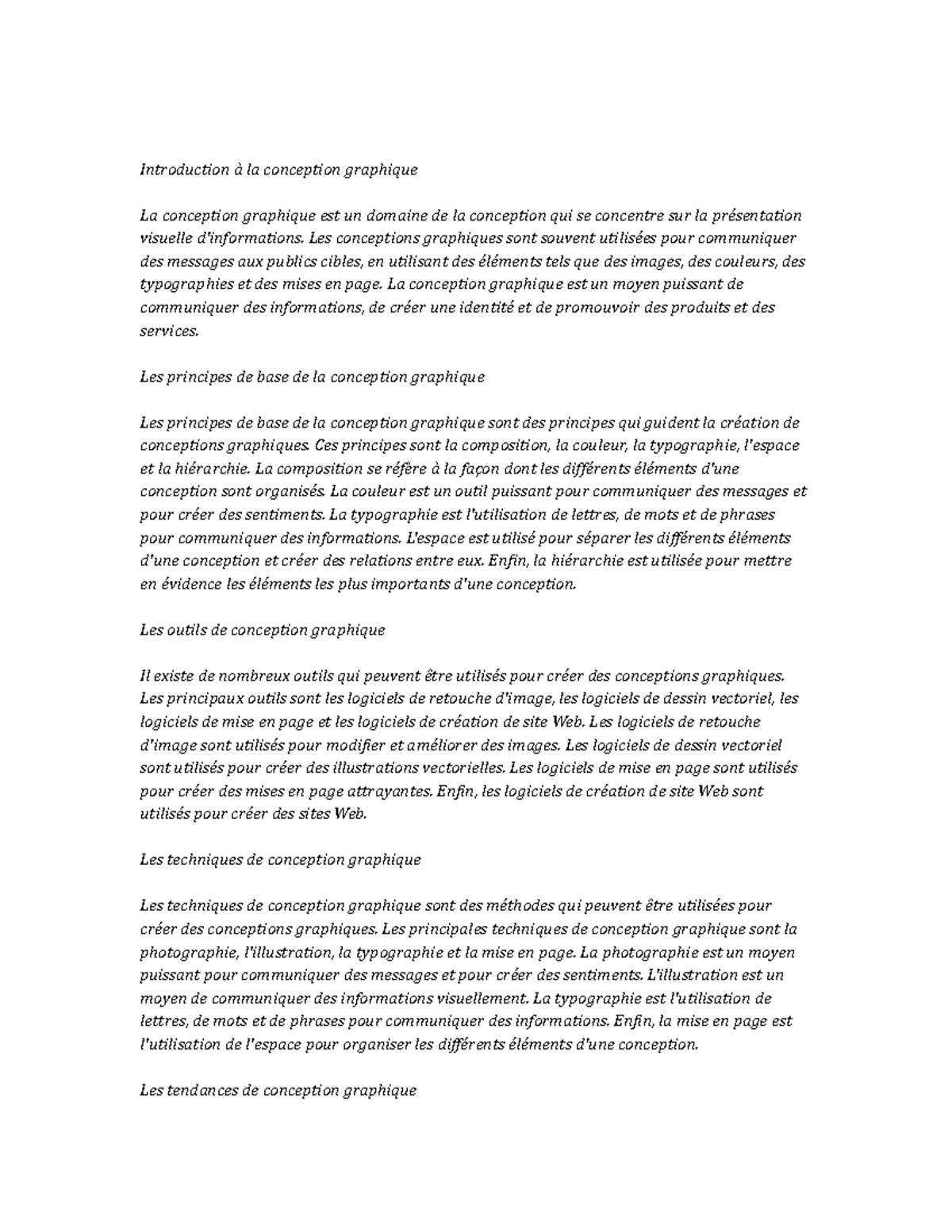 Graphic Design note study - Introduction à la conception graphique La ...