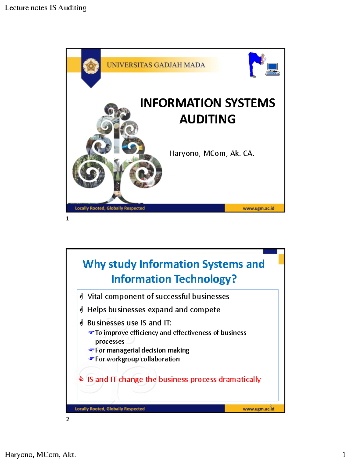 Overviu PSI - PPT Overview Pengauditan Sistem Informasi - INFORMATION SYSTEMS AUDITING Haryono ...